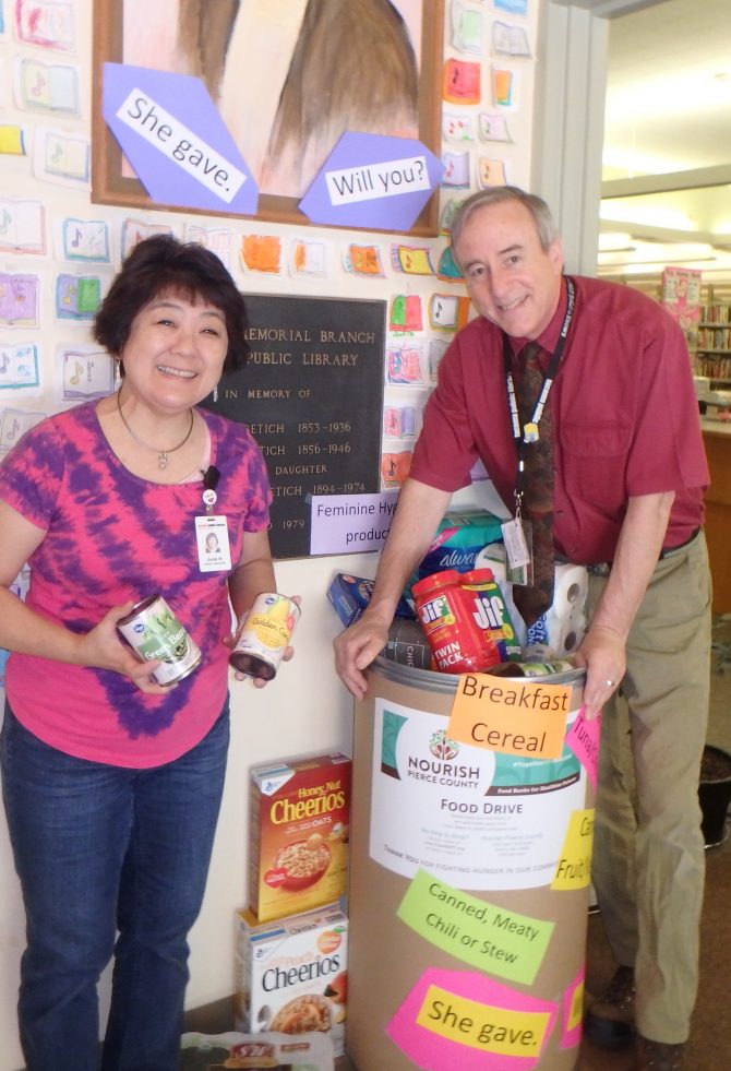 Kobetich Summer Reading Food Drive a Big Success | Tacoma Public Library